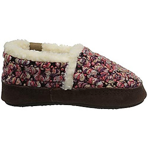 Acorn Unisex-Child L'il Jam Moc Slipper, Raspberry, 3-4 Big Kid