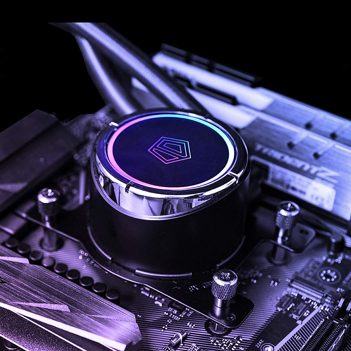 ID-COOLING ZOOMFLOW 240X ARGB CPU Water Cooler 5V ARGB AIO Cooler 240mm CPU Liquid Cooler 2X120mm RGB Fan for Desktop, Intel 115X/1200/2066, AMD AM4/AM5