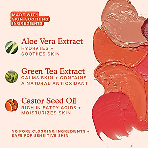 Tower 28 BeachPlease Luminous Tinted Balm, MAGIC HOUR | Multi-Purpose Cheek and Lip Cream Blush in Rosy Nude | Dewy Finish | Green Tea and Aloe Vera Extract