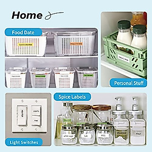 MakeID Label Makers HD (300dpi), Mini Inkless Pocket Wireless L1 Label Maker Machine Multiple Templates Available for Android iOS Handheld Sticker Label Printer USB Rechargeable Labeler Easy to Use