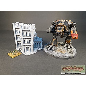 Ruined Gothic Building 8 6mm/8mm Tabletop Terrain Compatible with Epic, Adeptus Titanicus, Hex Maps