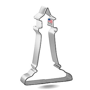 Foose Lighthouse Cookie Cutter 4.5 Inch –Tin Plated Steel Cookie Cutters – Lighthouse Cookie Mold