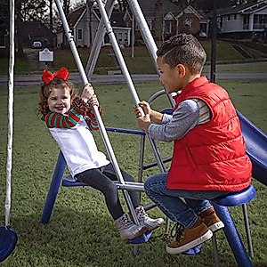 XDP Recreation Fun Forever Swing Set, Gray