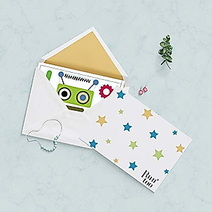 Runtoo Robots Wall Decals Educational Wall Art Stickers for Classroom Kids Boys Bedroom Wall Décor