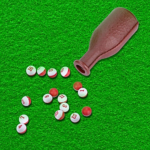 Billiards Dice, Great Perfect Shaker Bottle, for Kelly, Pea and Pill Pool and Others