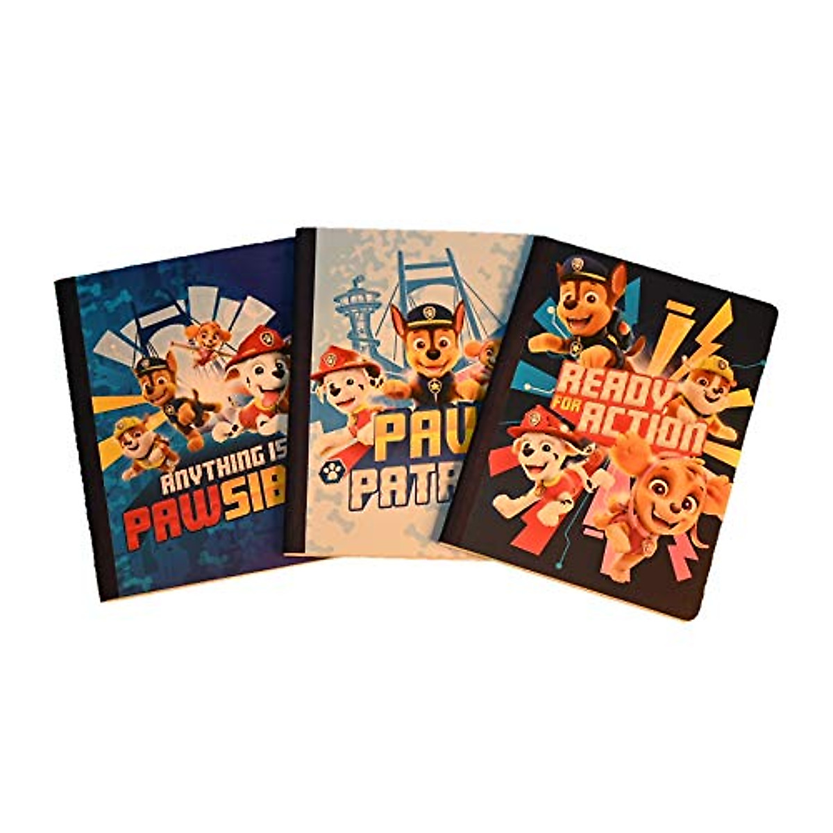 Back to School Bundle | 2 Pocket Folders | Composition Notebooks | Crayons Colored Pencils Markers | #2 Pencils Tissue (Paw)