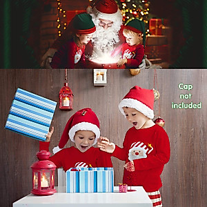 Tphon Girls Christmas Pajamas Toddler Boy Kids Holiday Pajamas Set Santa PJS Winter Sleepwear Children Clothes(Red,2T)