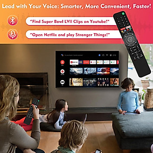 RMF-TX500U for Sony TV Remote Replacement, for All Sony Remote/Sony Bravia TV Voice Remote, RMF-TX500U for Sony Remote Control for Smart TV XBR/KD/XR Series X800H X950G A8H Etc, 1 Year Full Warranty