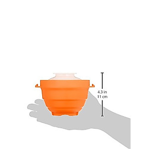 Richell Silicone Baby Food Steamer Orange