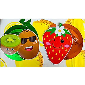 Fruit Haning Swirls Fruit Party Decorations Fruit Decorations for Fruit Themed Party Supplies Summer Party Decorations Hawaii Party Supplies