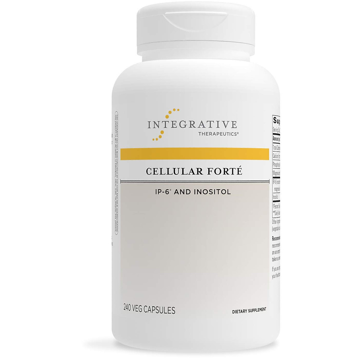 Integrative Therapeutics Cellular Forte - Immune Support Supplement with IP-6 and Inositol* - Gluten Free - Dairy Free - Vegan - 240 Capsules