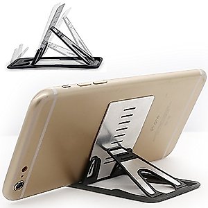 iMangoo iPhone Kickstand, iPad Mini Kickstand, Multi-Angle Holder Tablet Dock Adjustable Foldable Cradle Portable Desk Stand Fold-up Smartphone Stands Holders for Apple iPhone, iPad, Samsung, OnePlus