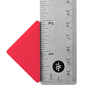 Thirteen Chefs Cutting Board Feet, Non Slip Silicone Pads, Set of 8, Red - Non Adhesive, Glue Free