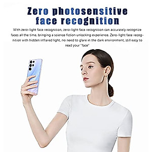 Unlocked Cell Phones, Unlocked Smartphone 1+8G Mobile Cell Phone 6.52 Inch HD Camera Touch Screen Dual SIM Cellphone Unlocked Smart Phone for Father Childrens Gift (Silver)