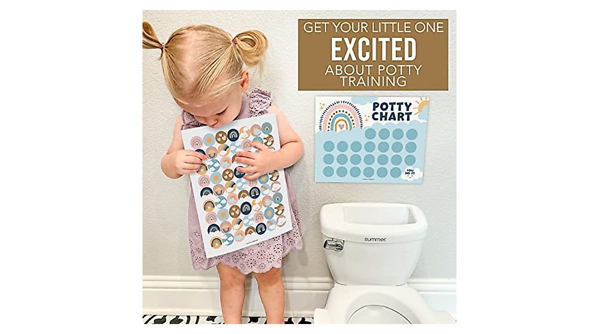 Fun Potty Training Chart for Girls | Hadley Designs