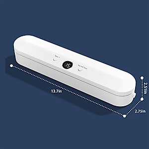 Vacuum Sealer, Food Vacuum Sealer Machine Grocery Fresh Vacuum Sealer, Portable Mini Household Snack Vacuum Sealing Machine Vacuum Sealer for Food Preservation Sealing Packing System #