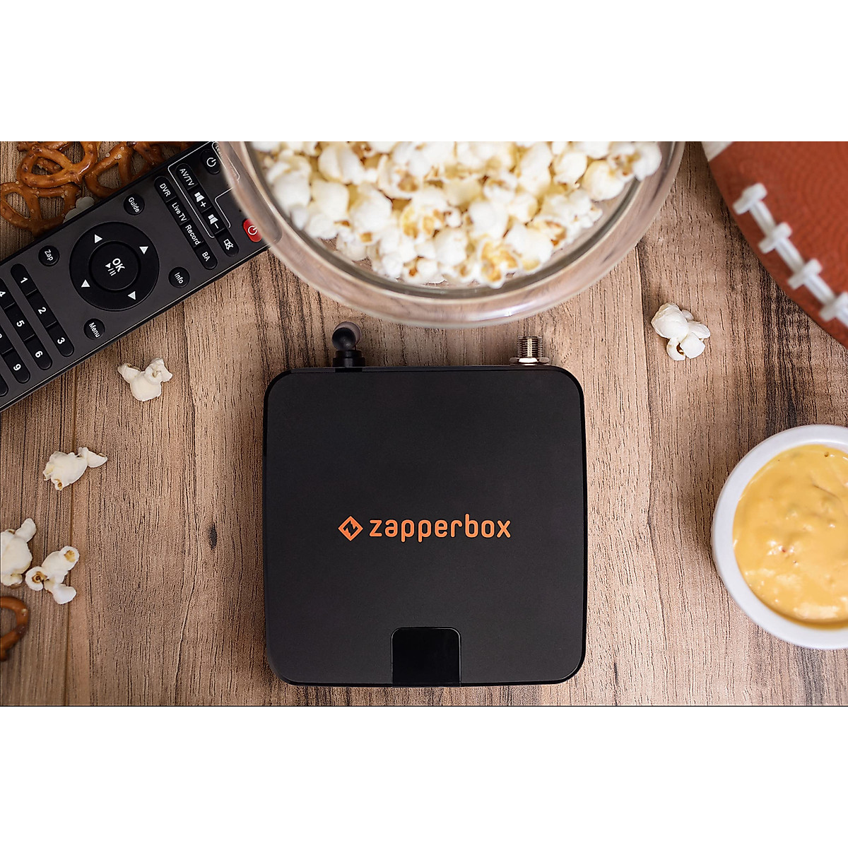 ZapperBox M1 ATSC 3.0 OTA Tuner & DVR with 4K, HDR, and Channel Guide (Dual Tuner)