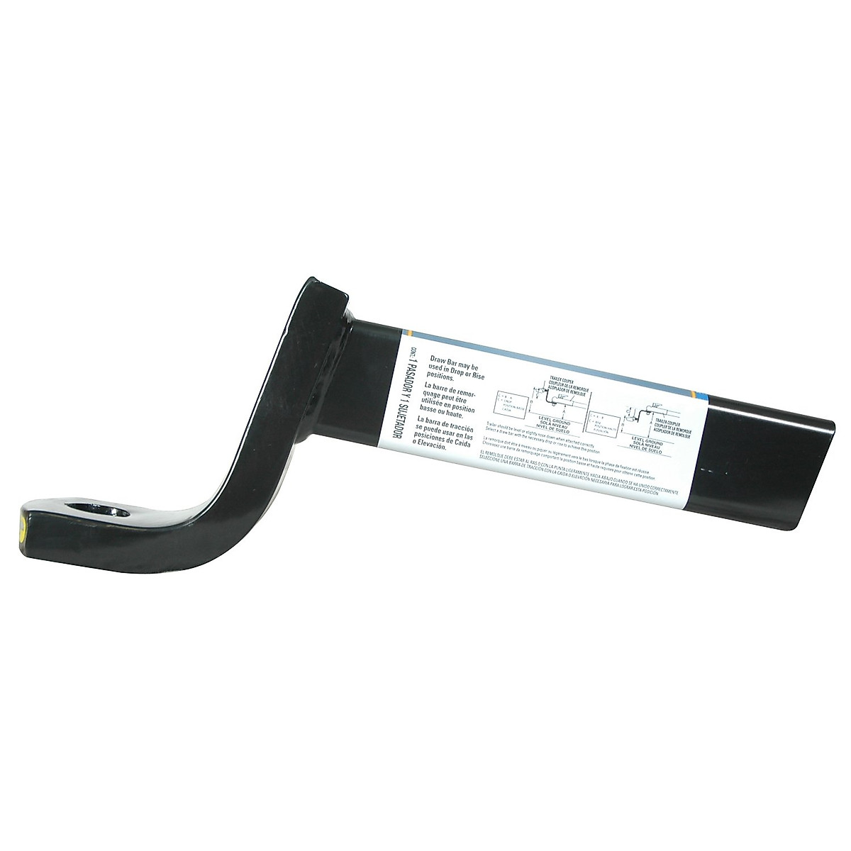 Reese 7028200 Class V Heavy Duty Ball Mount ,13,000 lbs. Capacity, Fits 2-1/2 inches Receiver, 5 inch Drop, Black