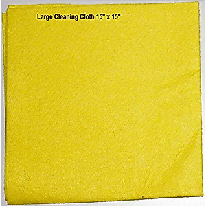 BBQ Grill Splatter Mat for Gas Electric Oven & Smokers - Absorbent Grill Pad Washable Floor Mat Protects Deck and Patio from Grease Splatter (30'' x 48'', Black) Plus Reusable Cleaning Cloths(2)