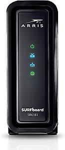 ARRIS® Surfboard® SB6183 Cable Modem, White (Renewed)