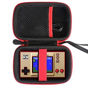 Aenllosi Storage Organizer Hard Case Compatible with Nintendo Game & Watch (for Super Mario Bros)