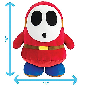 Club Mocchi- Mocchi- Nintendo Super Mario Plush - Shy Guy Plushie - Collectible Squishy Plushies - 15 Inch