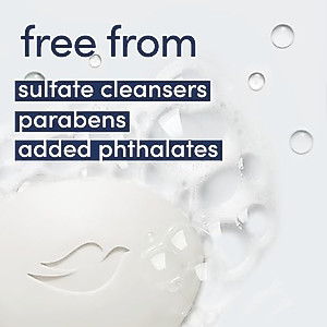 Dove Beauty Bar Soap Original 4 Count for Soft, Smooth Skin, with 1/4 Moisturizing Cream 3.75 oz