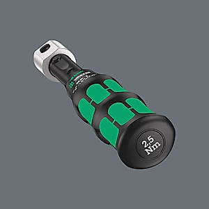 WERA 05075670001 Click-Torque XP 1 pre-Set Adjustable Torque Wrench for Insert Tools, 2.5-25 Nm, 2.5 Nm, 9x12 x 2.5 Nm x 2.5-25 Nm