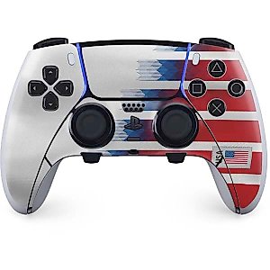 Skinit Gaming Decal Skin Compatible with PS5 DualSense Edge Pro Controller Originally Designed USA Soccer Flag Design