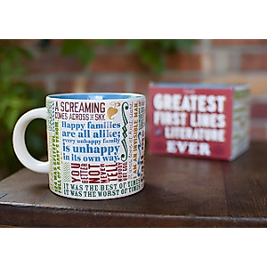 The Unemployed Philosophers Guild First Lines of Literature Coffee Mug - Famous Openings from Books, Novellas, and Short-Stories, Comes in a Box, 14oz