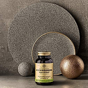 Solgar Standardized Full Potency Ashwagandha Root Extract Vegetable Capsules, 60 Count