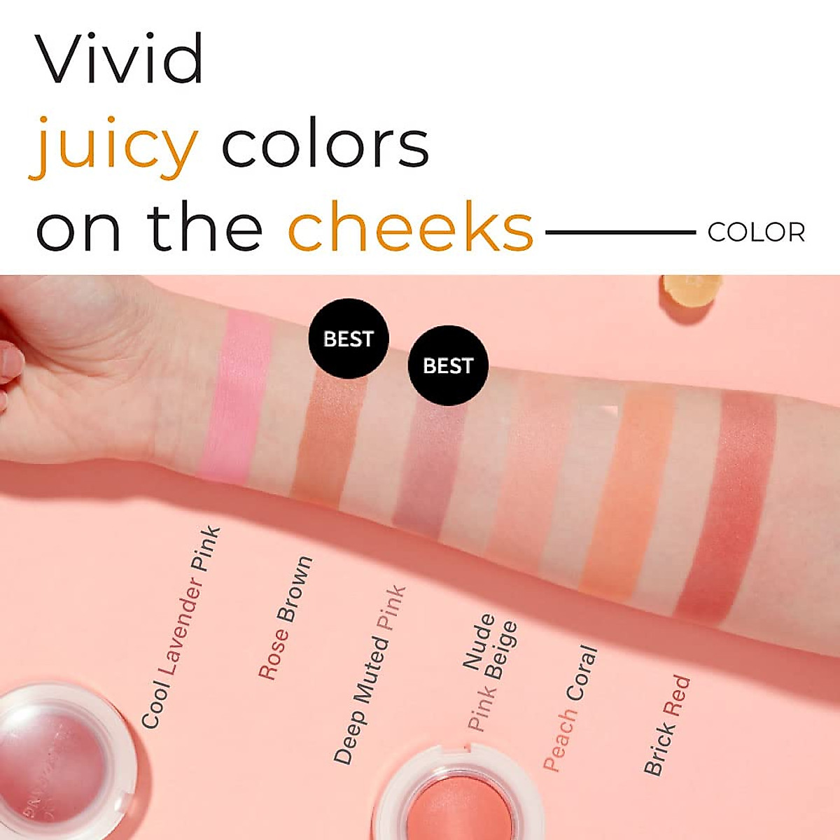 A'PIEU JUICY-PANG JELLY BLUSHER (VL01) Korean Blush, Velvety Finish, Easy blending blusher, kbeauty makeup