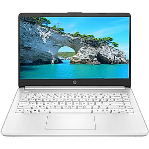 HP 2023 14" HD IPS Laptop, Intel Celeron Processor Up to 2.60GHz, 8GB RAM, 64GB SSD, Ultra-Fast WiFi, Webcam, Windows 11(Renewed)