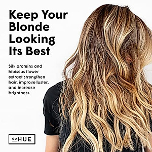 dpHUE Cool Blonde Shampoo, 8.5 oz - Purple Shampoo for Color-Treated Hair - Blonde Toner - Neutralize Unwanted Yellow, Brassy Hair Tones - Moisturizing Shampoo for Soft, Shiny Hair