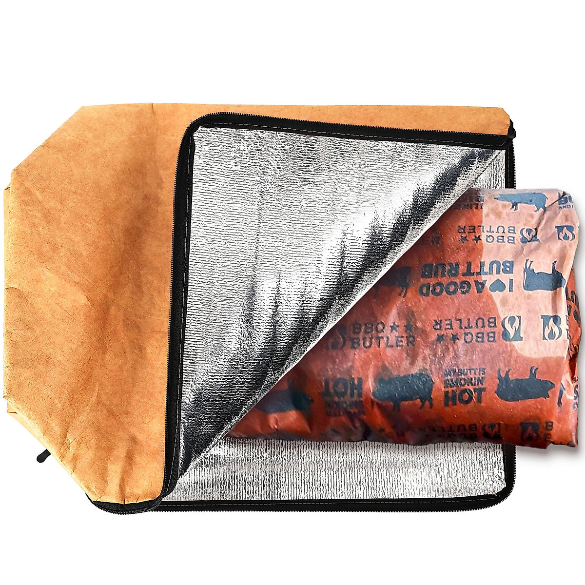 LRUI BBQ Blanket, Reusable Meat Insulated Resting Bag for Outdoor BBQ, Smokers and Grilling