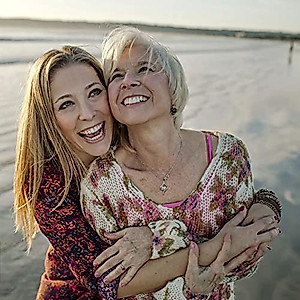 NOURISHLOV Mother in Law Gifts from Daughter in Law - Mother In Law Gifts, Sterling Silver Cubic Zirconia Pendant, Mom Gifts, Mother's Day Gift, Christmas/Wedding Jewelry