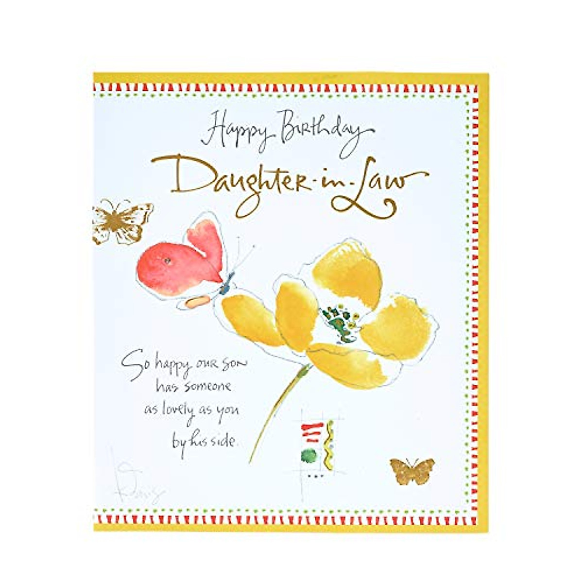 Daughter-in-Law Birthday Card - Birthday Card for Daughter-in-Law - Daughter Birthday Card - Gift Card for Her - Birthday Gifts for Daughter-in-Law