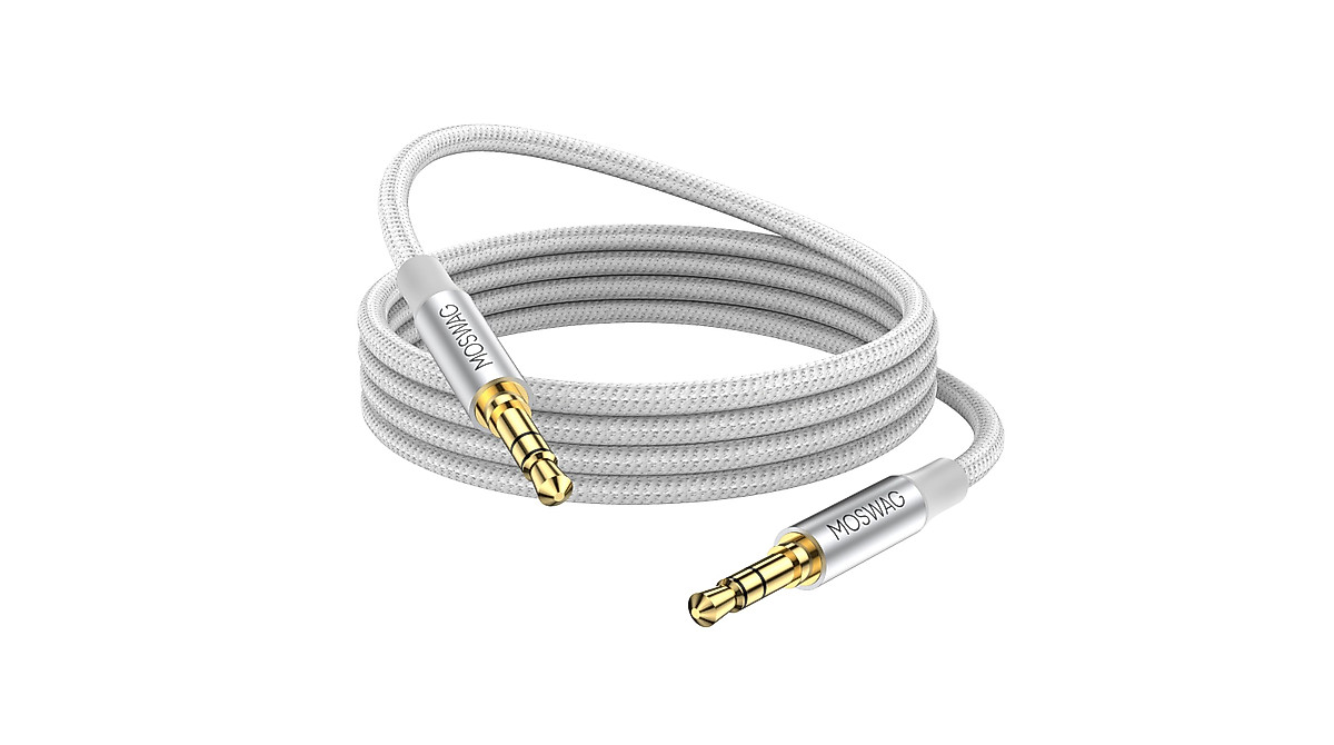 MOSWAG 16.4FT Audio Aux Cable - Superior Sound Quality
