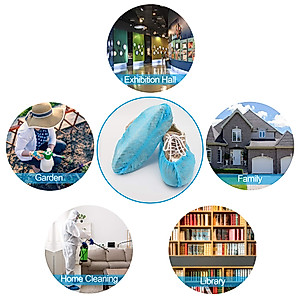 Disposable Shoe Cover - 100 Pack (50 Pairs), Non Woven Fabric Waterproof Non-slip Boot Cover for Indoor Outdoor