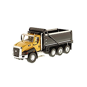 DM DIECAST MASTERS Caterpillar CT660 Dump Truck Yellow Core Classics Series Vehicle