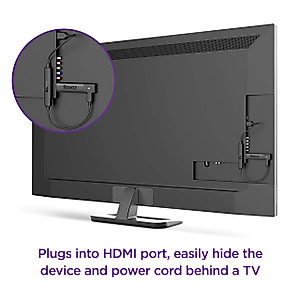 Roku Streaming Stick+ | HD/4K/HDR Streaming Device with Long-range Wireless and Roku Voice Remote with TV Controls
