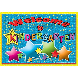 Top Notch Teacher Products TOP5116 Welcome to Kindergarten Postcards, 4.1" Wide, 6" Length, 0.4" Height (30 per Package)