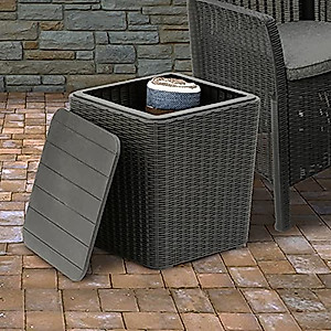 National Outdoor Living SV42-1810220 Arendal Collection All-Weather Storage Deck Box, Brown