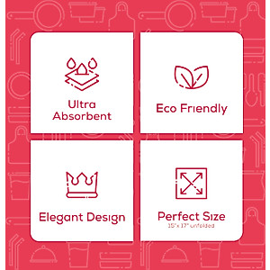 Comfy Package [300 Count - 7 ½” x 4 ¼” Folded] Paper Dinner Napkins - Disposable 2-Ply White Party Napkins (15” x 17” Unfolded)