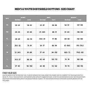 Storelli BodyShield Unisex Turf Burn Sliders | Compression Soccer Sliding Undershorts | Enhanced Lower Body Protection | Black | Youth Extra Large