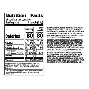 Annie's Organic Bunny Fruit Snacks, Gluten Free, Variety Pack, 24 Pouches