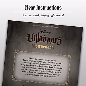 Ravensburger Disney Villainous Strategy Board Game - Immersive Gameplay Experience | Suitable for Ages 10 & Up | Winner of 2019 TOTY Game of the Year