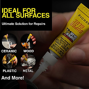 Super Glue 15187 , Clear- pack of 12