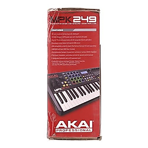 AKAI Professional MPK249 - USB MIDI Keyboard Controller with 49 Semi Weighted Keys, Assignable MPC Controls, 16 Pads and Q-Links, Plug and Play