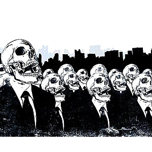 Eyes On Walls We Live no more Mini Art Block Print - 12 X 9 Inches